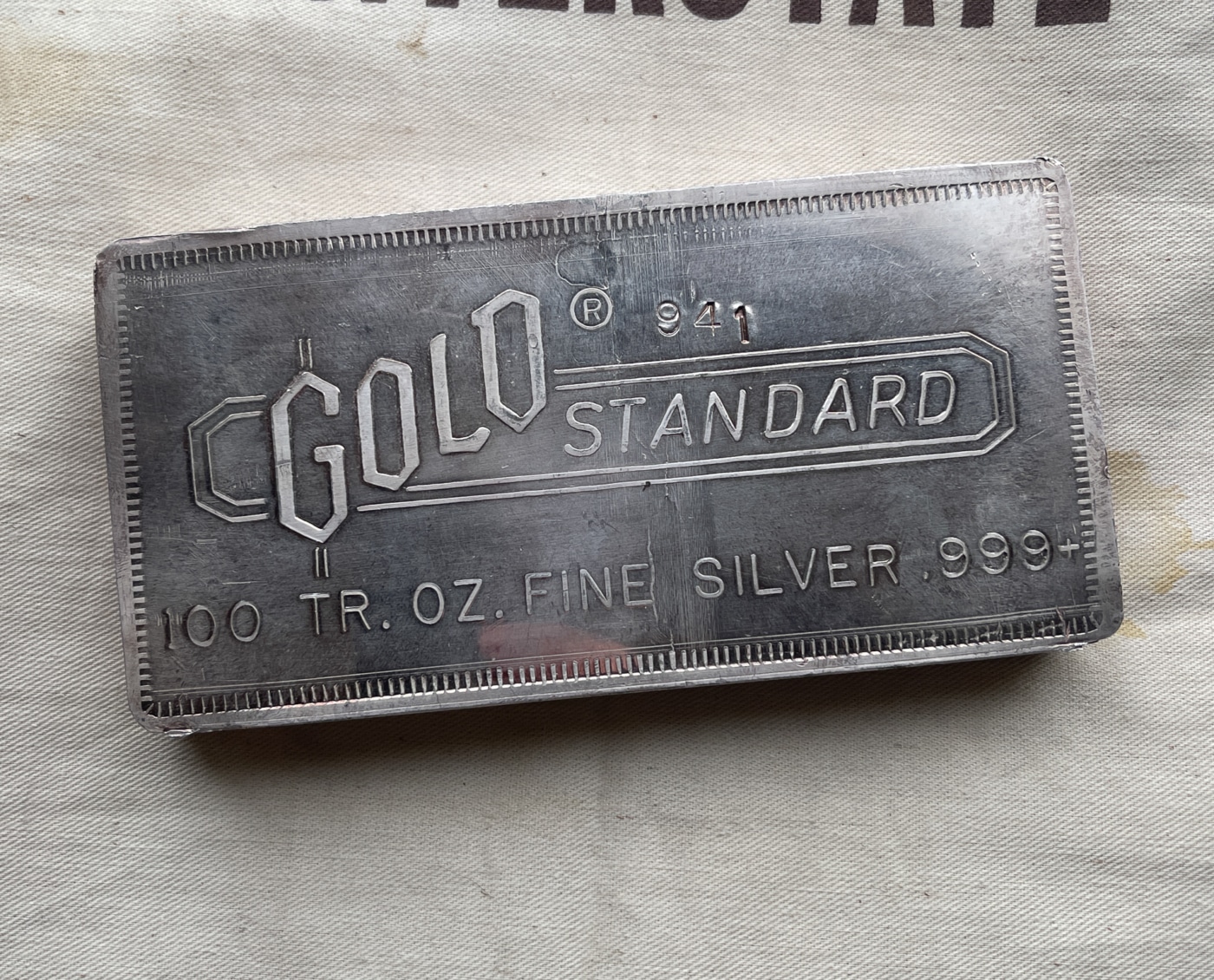Gold Standard 100 oz. | Vintage Silver